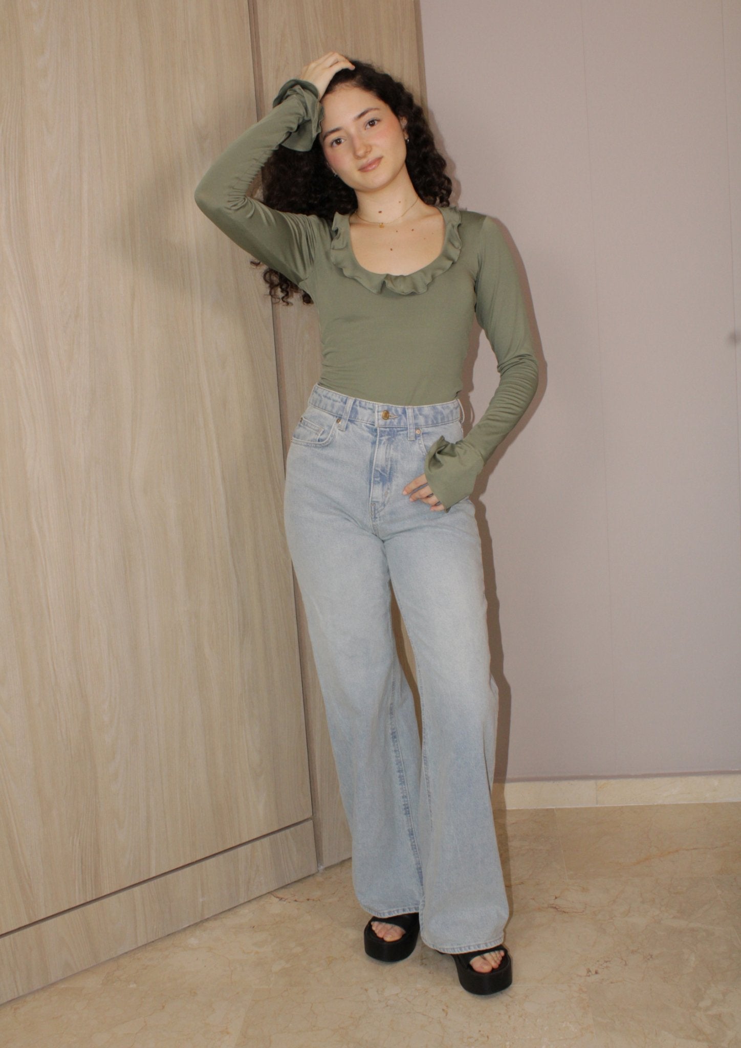 Tight-Fit Ruffled Top [Sewing Pattern - Gabrielle Top] - Friedlies