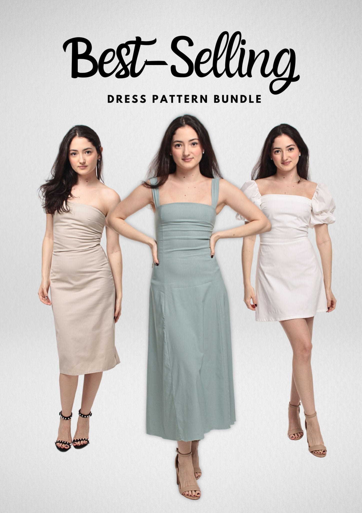 Best Selling Dress Sewing Pattern Bundle [Emma, Amelia, Mia]